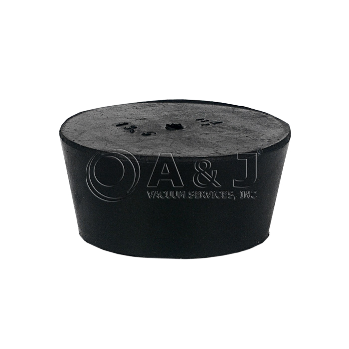 New Push-in Tapered Round Rubber Plug with Through Hole, 2 15/32 ...