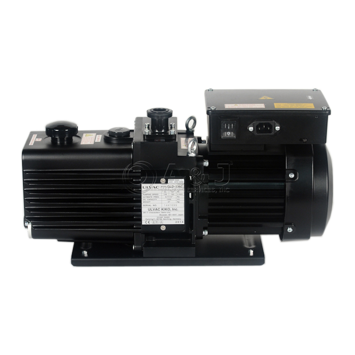 New Ulvac GLD201B Vacuum Pump, Rotary Vane, DN 25 KF, 100-120 V, 200 ...