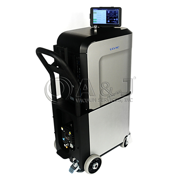 New Ulvac Heliot 904W2 Helium Leak Detector, Oil Rotary Vacuum Pump ...