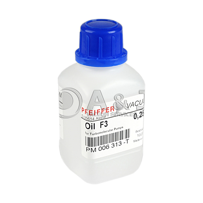 New Pfeiffer Vacuum F3 Turbo Pump Oil, PFPE Fomblin Oil, 40 mL, PM016144T
