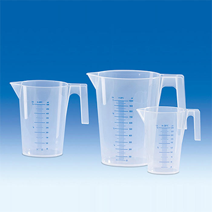 BrandTech VITLAB, Nesting Graduated Pitchers, PP, 500mL, Pack of 12 ...