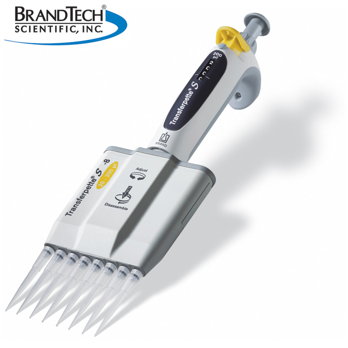 BrandTech Transferpette-S D-20, 2-20µL, Single Channel Adjustable ...